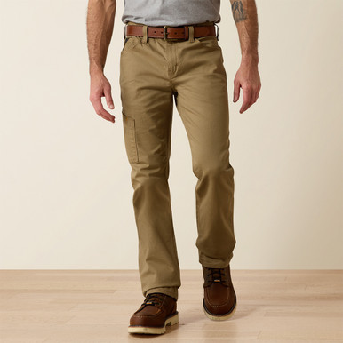 Ariat Men's Rebar M7 Made Tough Straight Trousers - Khaki | Charlies