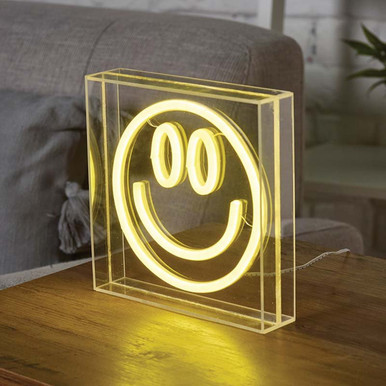 Smart Garden NeonEsque Yellow Smiley Face Neon Light | Charlies
