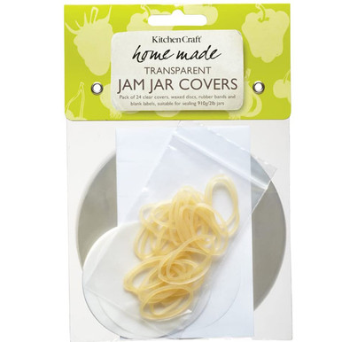 KitchenCraft Home Made Jam Jar Cover Kit, 2lb - Pack of 24 | Charlies