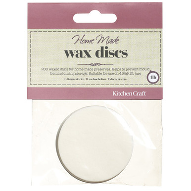 KitchenCraft Home Made Wax Discs for 1lb Jars - Pack of 200 | Charlies