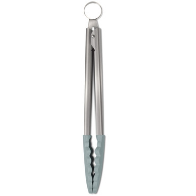 Zeal Silicone Mini Food Tongs, 20cm - Duck Egg Blue