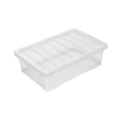 Addis 30L Clear Plastic Underbed Storage Box | Charlies