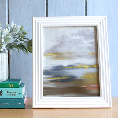 White Fluted Photo Frame - 8x10" | Charlies