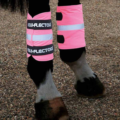 Shires EQUI-FLECTOR® Leg Wraps - Pink | Charlies