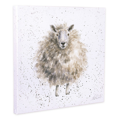 Wrendale Designs ‘The Woolly Jumper’ Canvas – 20cm | Wall Art | Charlies