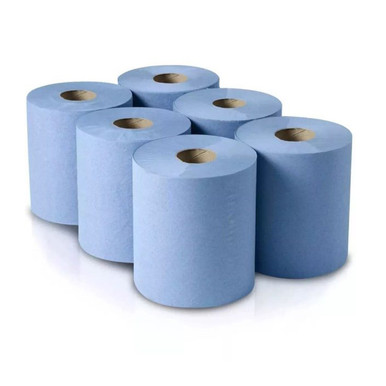 Blue Paper Roll - 6 Pack | Cleaning Equipment | Charlies