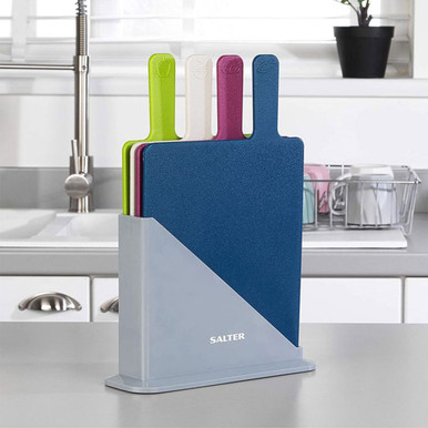 Salter 4-Piece Chopping Board Set – Multi-Coloured | Home & Kitchen ...