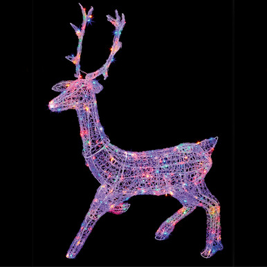 Premier 1.4m Reindeer LED Light Figure - Multicoloured | Charlies