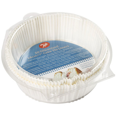 Tala Greaseproof Cake Tin Liners, 7in – 50 Pack | Charlies