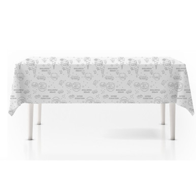 Colour in Tablecloth – 2.4m x 1.35m | Charlies