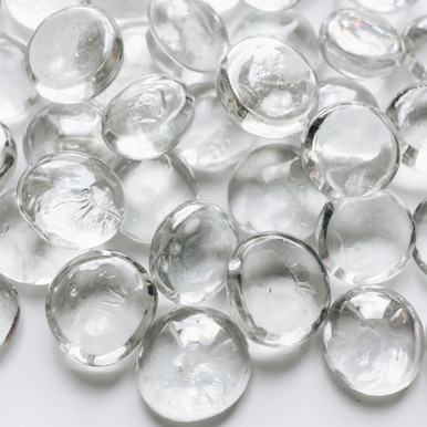 Glass Gem Vase Fillers, 1.2kg - Clear Lustre | Charlies