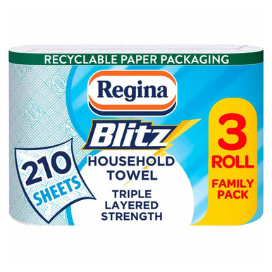 Regina Blitz Kitchen Roll - 3 Pack | Charlies
