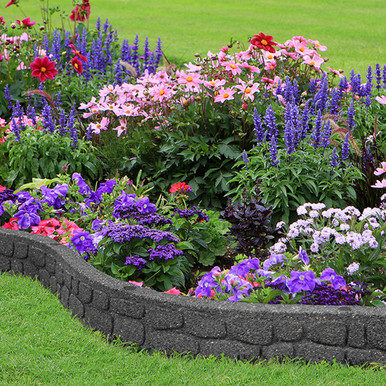 EZ Borders Flexi Curve Rockwall Border, Grey – 9cm x 1.22m | Charlies