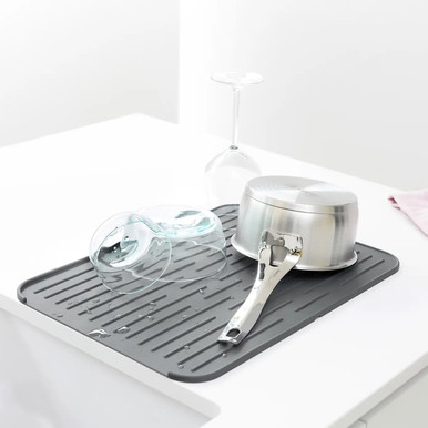 Brabantia Silicone Dish Drying Mat - Dark Grey | Charlies