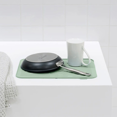 Brabantia Silicone Dish Drying Mat - Jade Green | Charlies