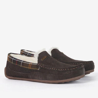 Barbour Men's Martin Slippers - Brown | Charlies