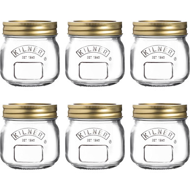 6 x Kilner Round Screw Top Storage Jar - 250ml | Charlies