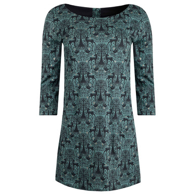 Weird Fish Women's Dandy Sparkle Jersey Tunic - Stone Blue | Charlies