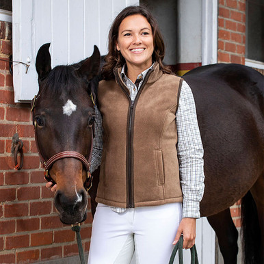 Baleno Women's Sally Fleeced Gilet - Camel | Charlies