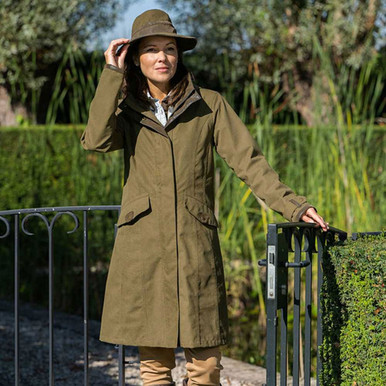 Baleno Women's Chelsea Mid Length Coat - Pine Green | Charlies