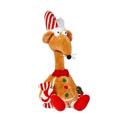 Three Kings 84cm Plush Rat a Tat Gingerbread Christmas Decoration ...