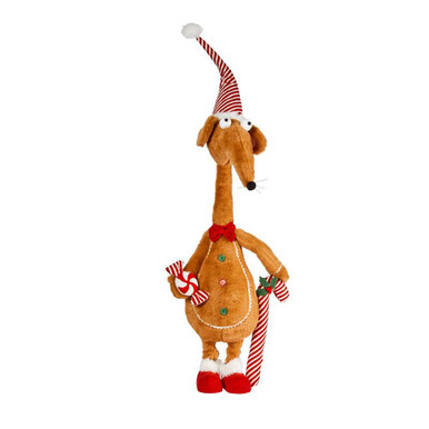 Three Kings 1.4m Plush Alpha Rat Gingerbread Christmas Decoration ...
