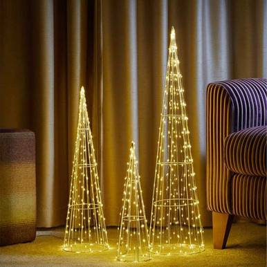 Three Kings 640 Trio Christmas Tree LED Light Figures - Warm White ...