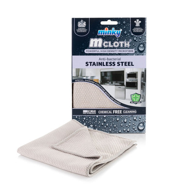 Minky M Cloth Anti-Bacterial Stainless Steel | Charlies