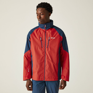 Regatta Men's Calderdale V Waterproof Shell Hooded Jacket - Danger Red ...