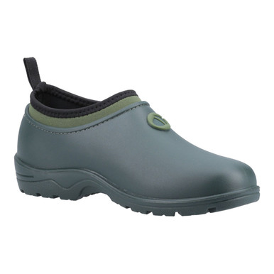 Cotswold Women's Perrymead Welly Clog - Green | Charlies
