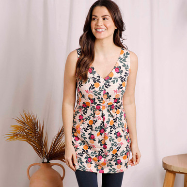 Weird Fish Women's Indus Jersey Tunic - Cantaloupe | Charlies