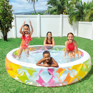Intex Swim Centre Pinwheel Inflatable Pool - 56cm x 229cm | Charlies
