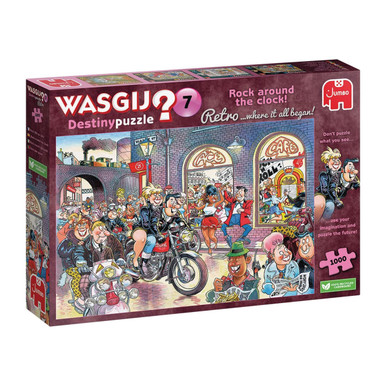 Wasgij Retro Rock Around The Clock Jigsaw Puzzle - 1000 Piece | Charlies