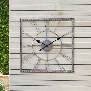 Outside In TimeSquare XL Wall Clock - 75cm | Charlies