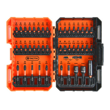 Tactix Pro Grade Impact Bit Set - 42pc | Charlies