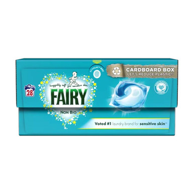 Fairy Non Bio Washing Liquid Capsules - 28 Washes | Charlies