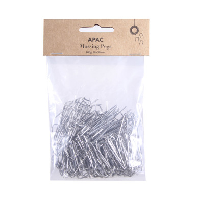 Wreath Mossing Pins, 100g - Pack of 10 | Charlies