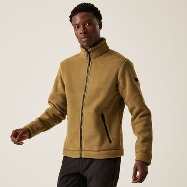 Regatta Men's Garrian II Full Zip Fleece - Umber/Black | Charlies