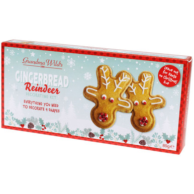 Grandma Wild's Gingerbread Reindeer Decorating Kit | Charlies