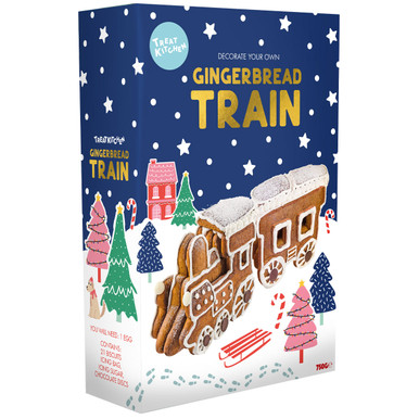 Treat Kitchen Decorate Your Own Gingerbread Train Kit | Charlies