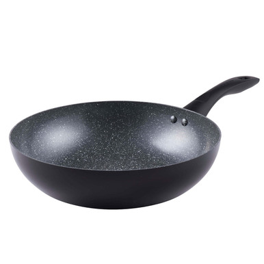 Progress Marble Ceramic Non-Stick Stir-Fry Pan - 28cm | Charlies