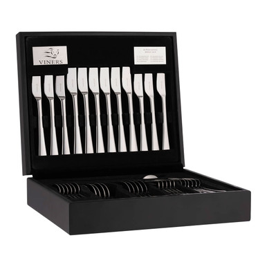 Viners Darwin Stainless Steel Cutlery Set Gift Box, 18/10 - 44 Piece ...