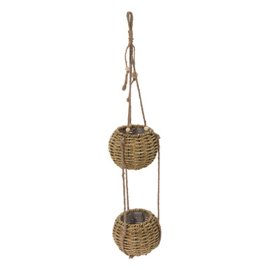 Rattan Hanging Baskets - Set of 2 | Charlies