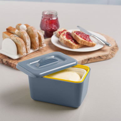Zeal Melamine Butter Dish - Provence Blue | Charlies