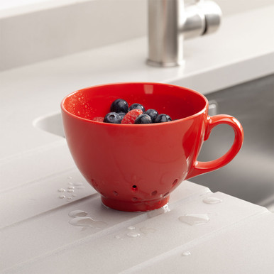 Zeal Melamine Berry Colander, 10cm - Red | Charlies