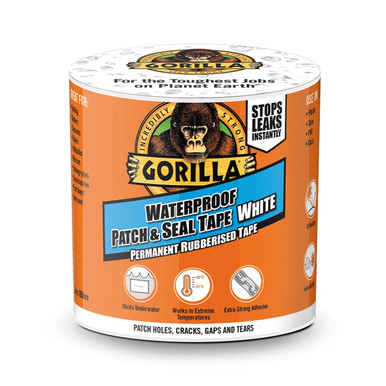 Gorilla Waterproof Patch & Seal Tape, 3m - White | Charlies