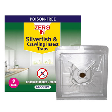 Zero In Silverfish & Crawling Inset Traps - 2 Pack | Charlies