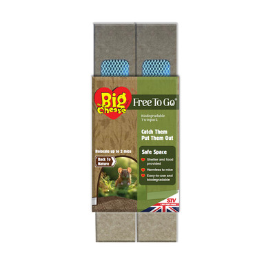 The Big Cheese Free To Go Biodegradable Mouse Traps - 2 Pack | Charlies