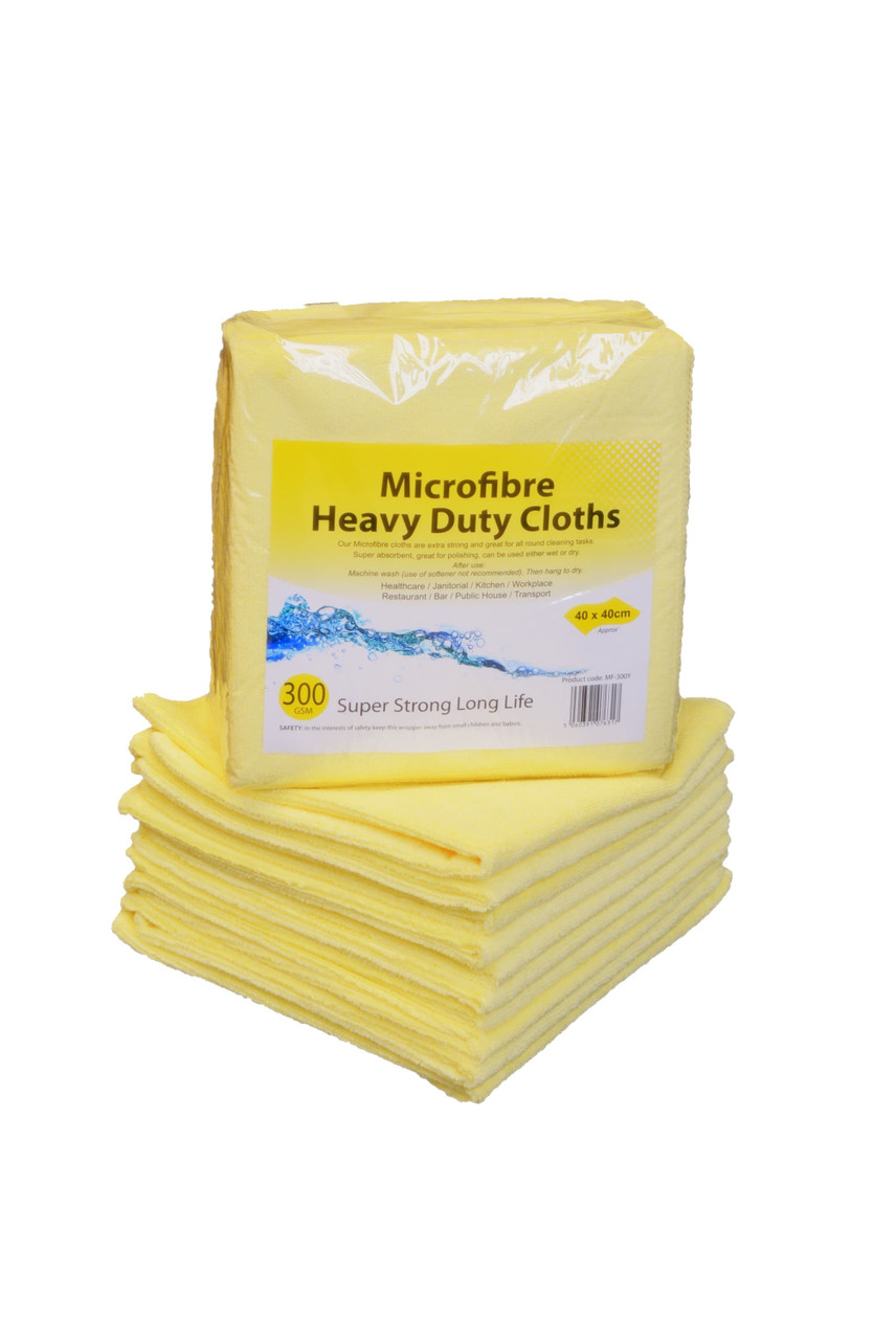 Micro Fibre Cloths Yellow 10'S | Regency Foods