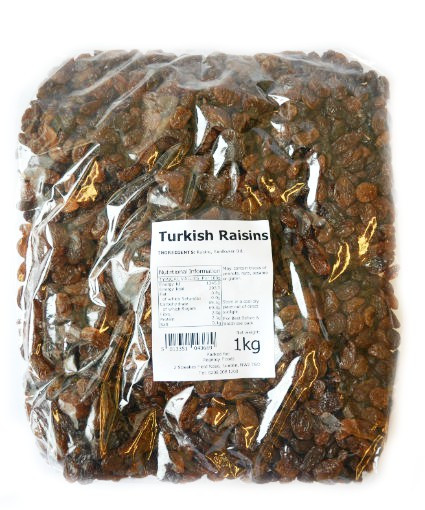 Brown Raisins 1kg | Regency Foods Wholesaler